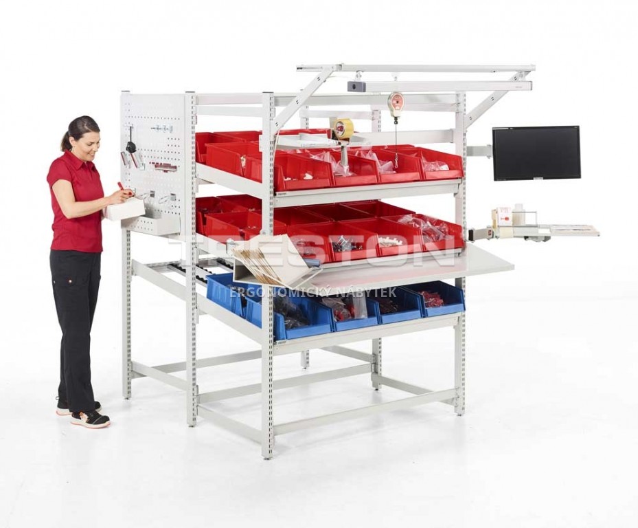 Základní modul Treston FiFo Flow Rack, M900, ESD, 933x805x1860mm ...